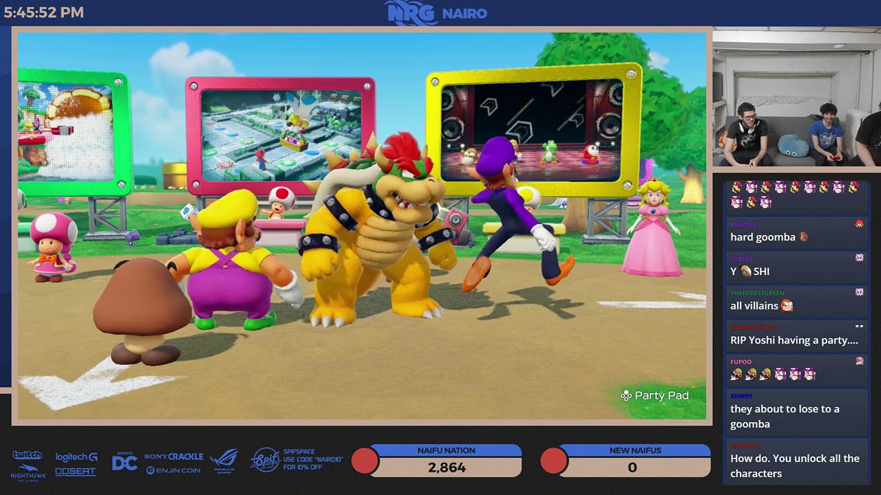 Super Mario Party with the goons! (Part 2) - YouTube