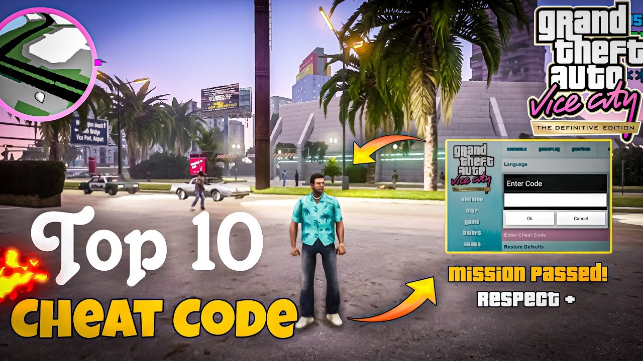 How to Activate cheat code GTA Vice city Definitive Edition Netflix Mobile Top 10 cheat code ...