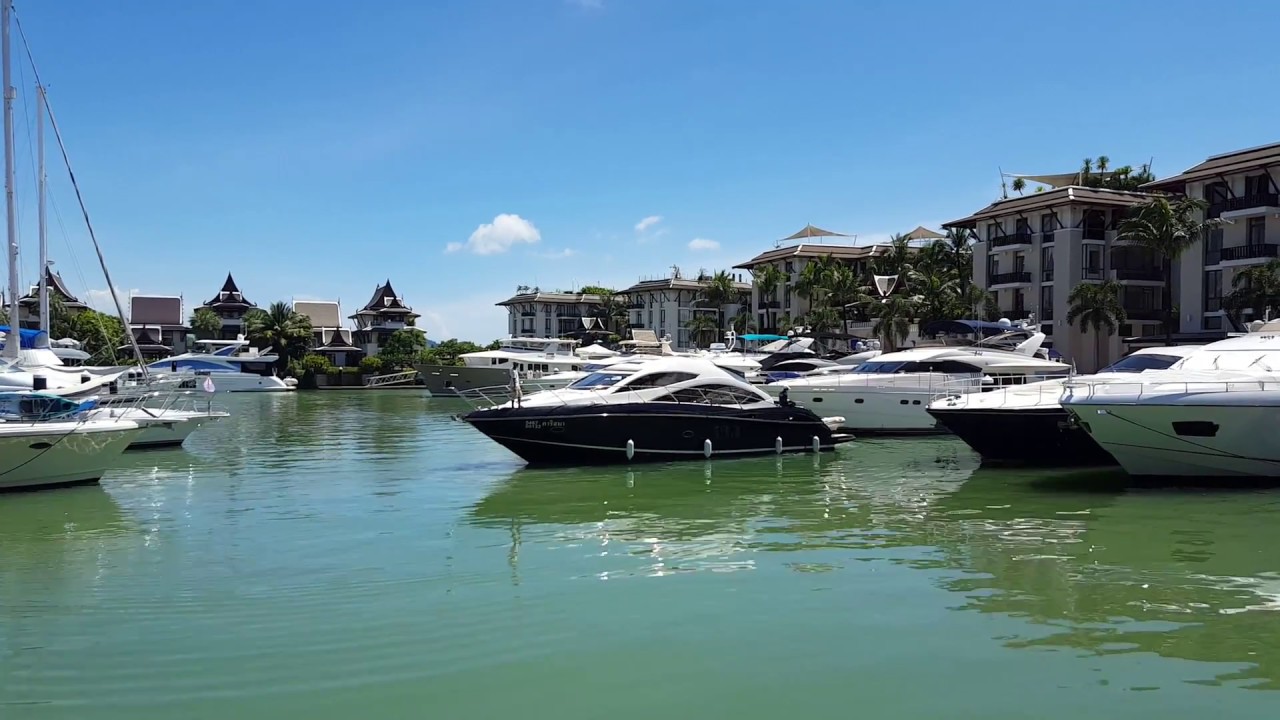 Sunseeker docking at Royal Phuket Marina - YouTube
