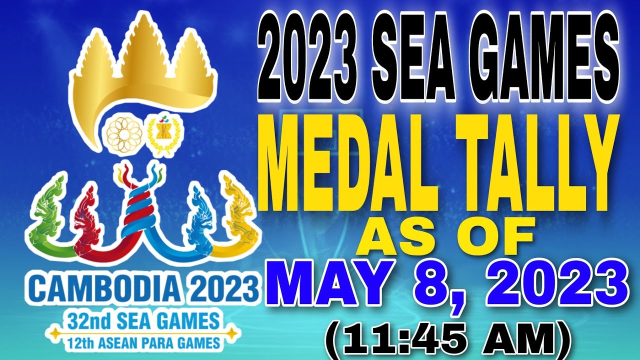 2023 Sea Games Medal Tally As Of May 8 2023 11 45 AM YouTube