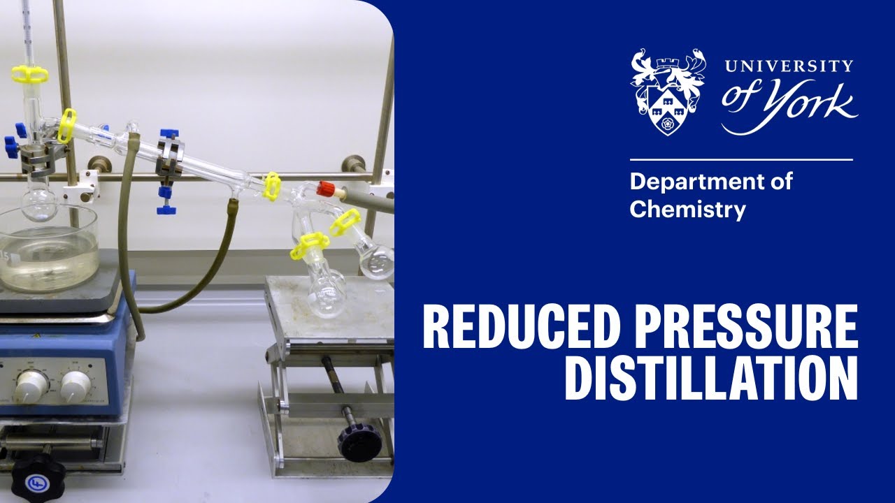 Reduced pressure distillation - YouTube