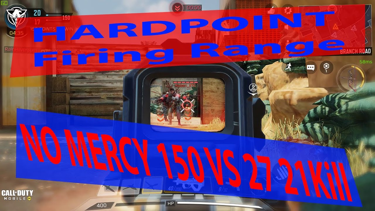 Call Of Duty Mobile COD Mobile CODM Level 150 Max Hardpoint Firing ...