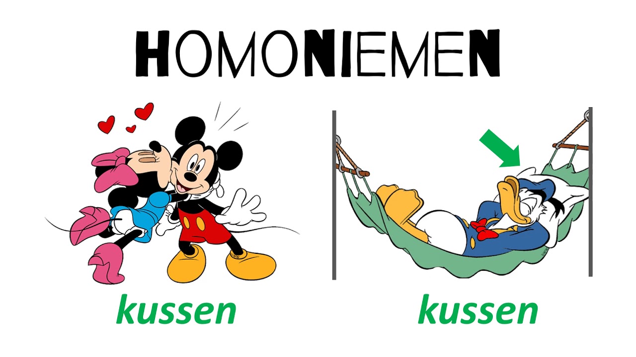Synoniemen, homoniemen en tegenstellingen - YouTube
