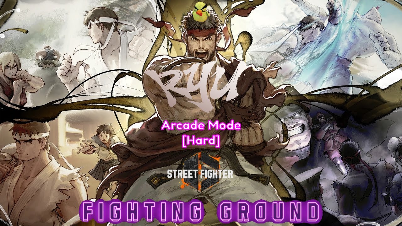 Street Fighter 6 - Ryu Arcade Mode Hard + Commentary [11] - YouTube
