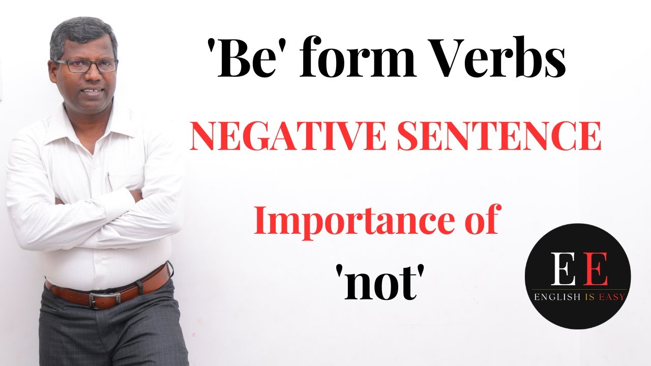NEGATIVE SENTENCE @ENGLISHISEASY1975 - YouTube