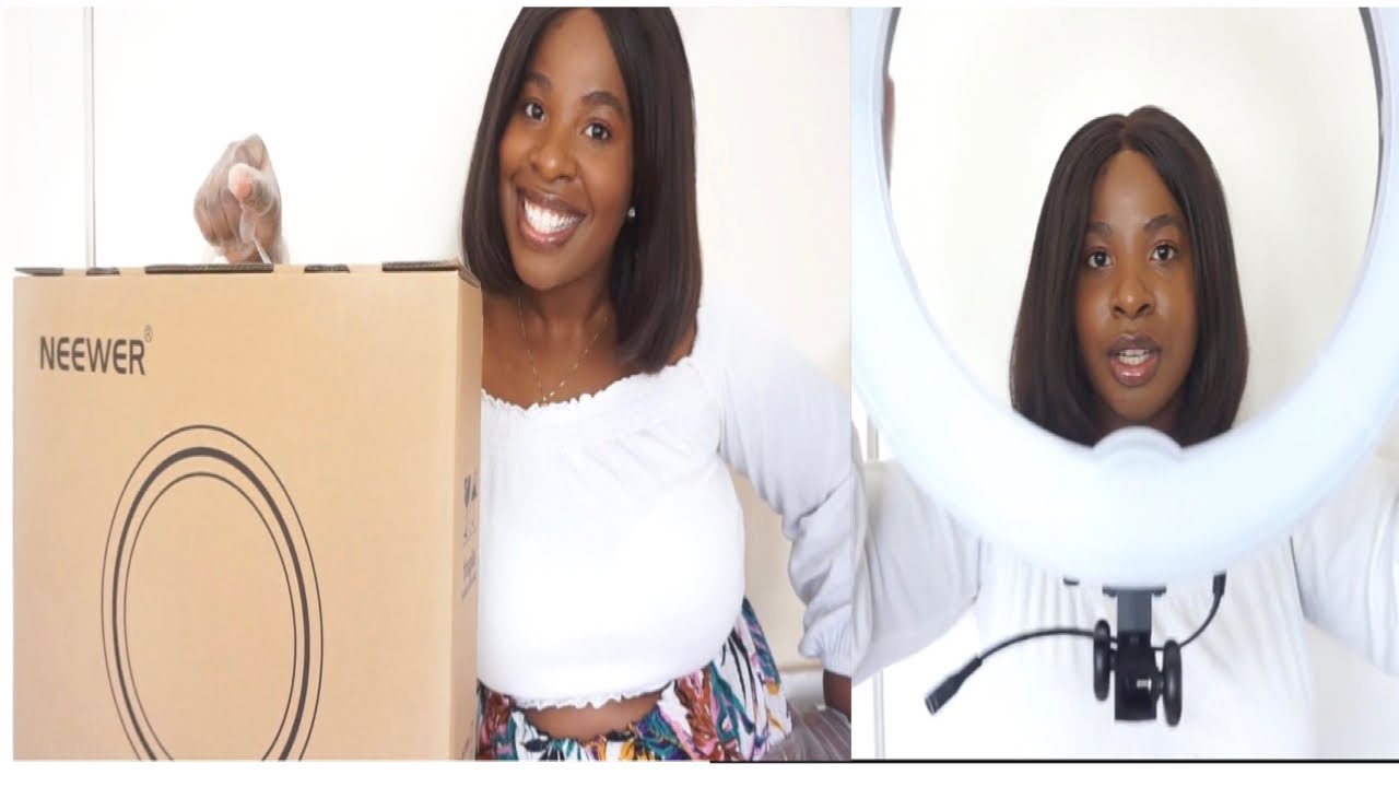 UNBOXING THE NEWEER 18 INCH RING LIGHT | REVIEW 2020 - YouTube