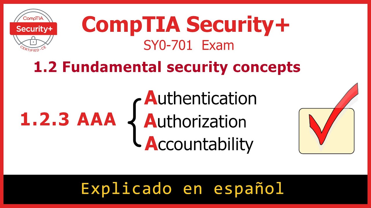 𝟏.𝟐.𝟑 𝐄𝐥 𝐌𝐨𝐝𝐞𝐥𝐨 𝐀𝐀𝐀 | 𝐂𝐨𝐦𝐩𝐓𝐈𝐀 𝐒𝐞𝐜𝐮𝐫𝐢𝐭𝐲+ | Curso completo explicado en ...