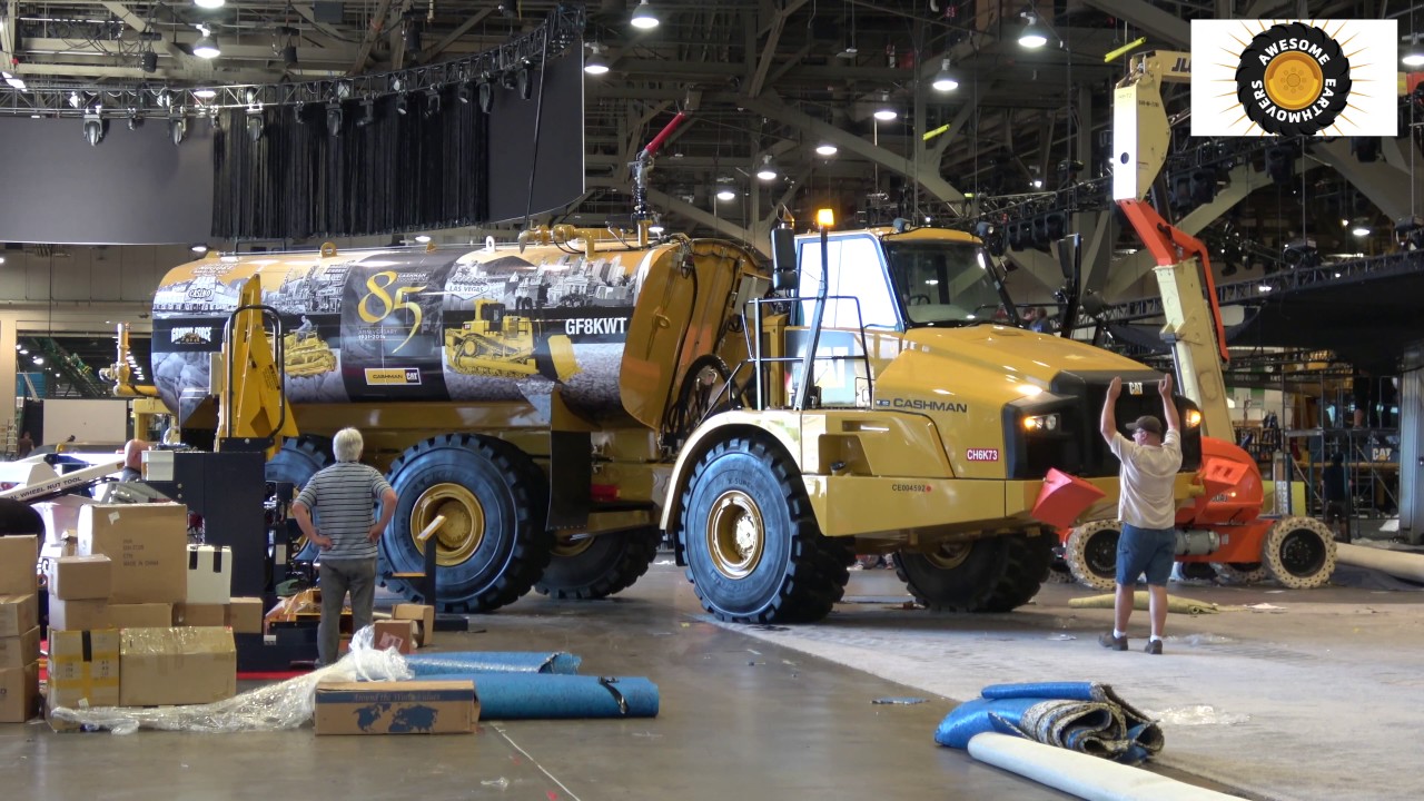 Ground Force Worldwide move out of Minexpo 2016 - YouTube