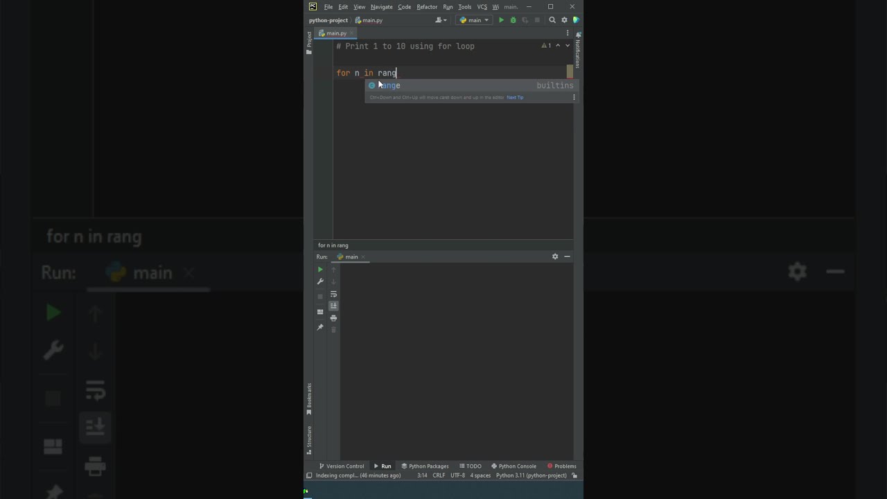 Python Program To Print 1 To 10 Using Pycharm Print Numbers From 1 To Python Program To Print 1 To 10 Using Pycharm Print Numbers From 1 To