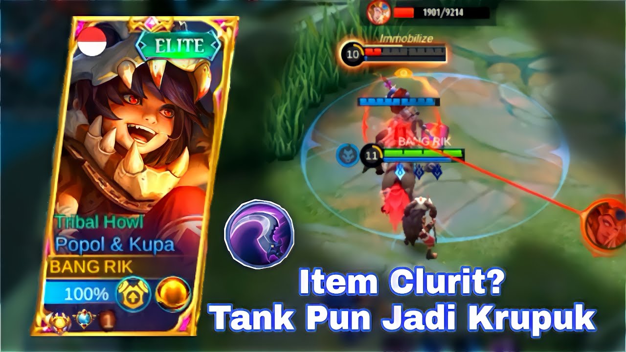 COBAIN ITEM CLURIT? YAELAH TANK JADI KRUPUK DONG - BUILD POPOL KUPA ...