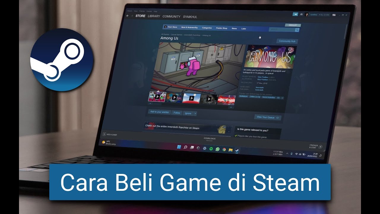 Cara Membeli Game di Steam - YouTube