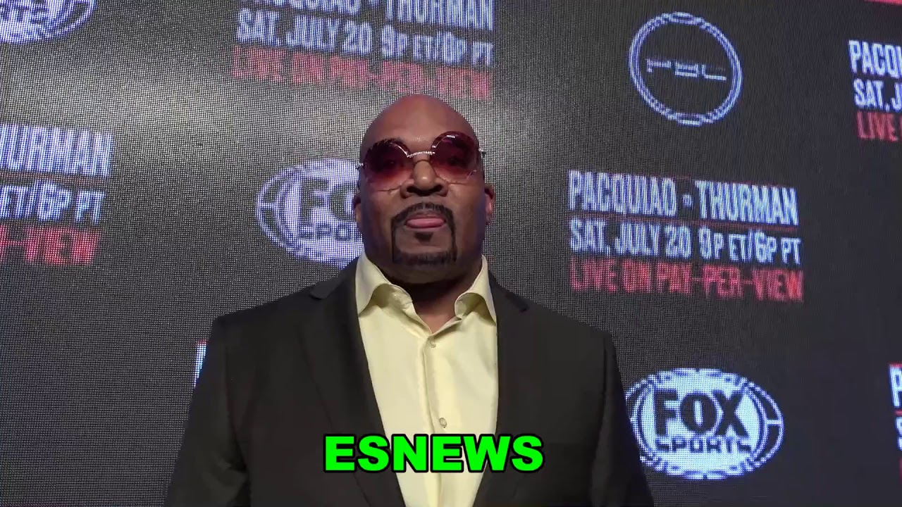 Leonard Ellerbe I EXPECT BEST FROM PACQUIAO AND THURMAN EsNews Boxing ...