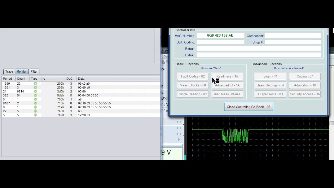 CAN BUS speed 500 kbit/s POWER STERING - YouTube
