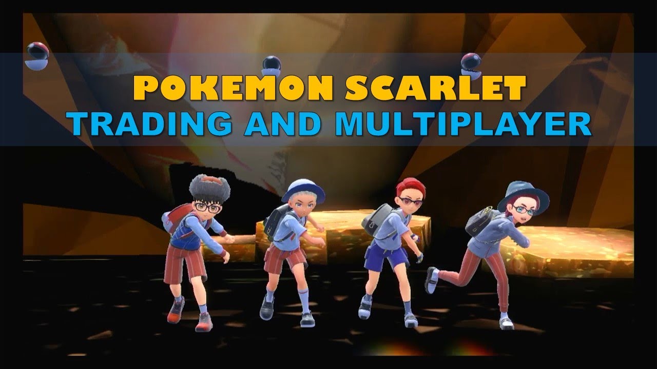 POKEMON SCARLET - TRADING AND MULTIPLAYER - YouTube