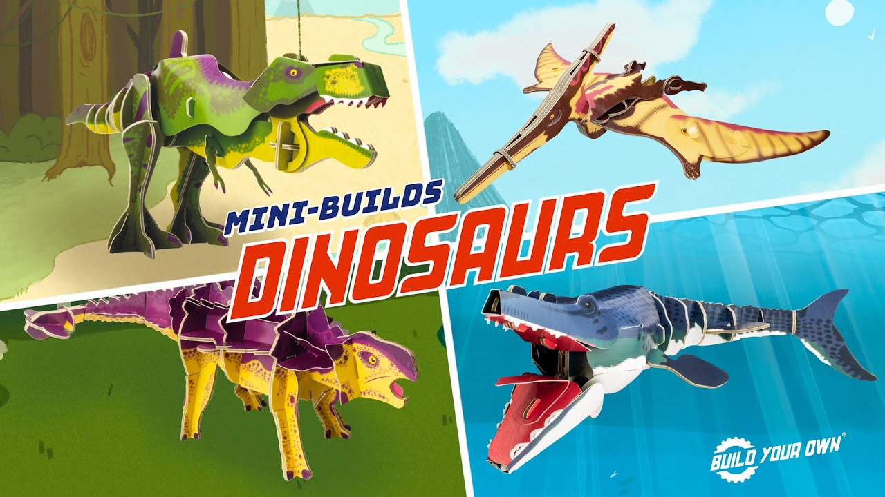 Explore a cardboard prehistoric adventure! Mini Builds | Build Your Own ...
