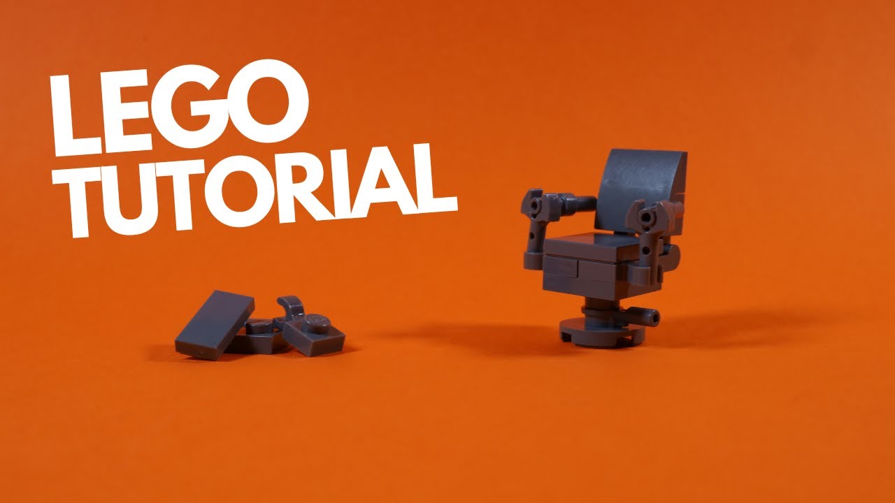 Lego simple chair tutorial - YouTube