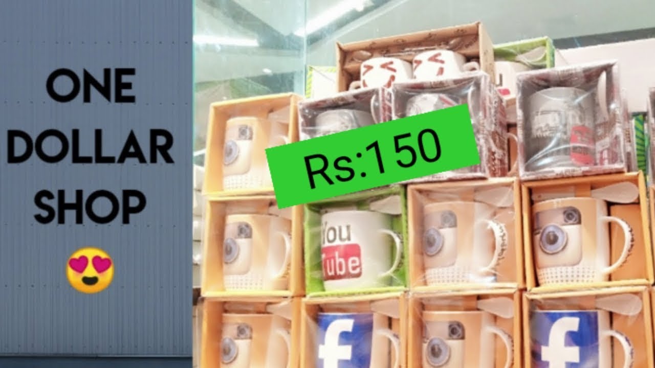 One dollar shop in Lahore | Emporium Mall - YouTube