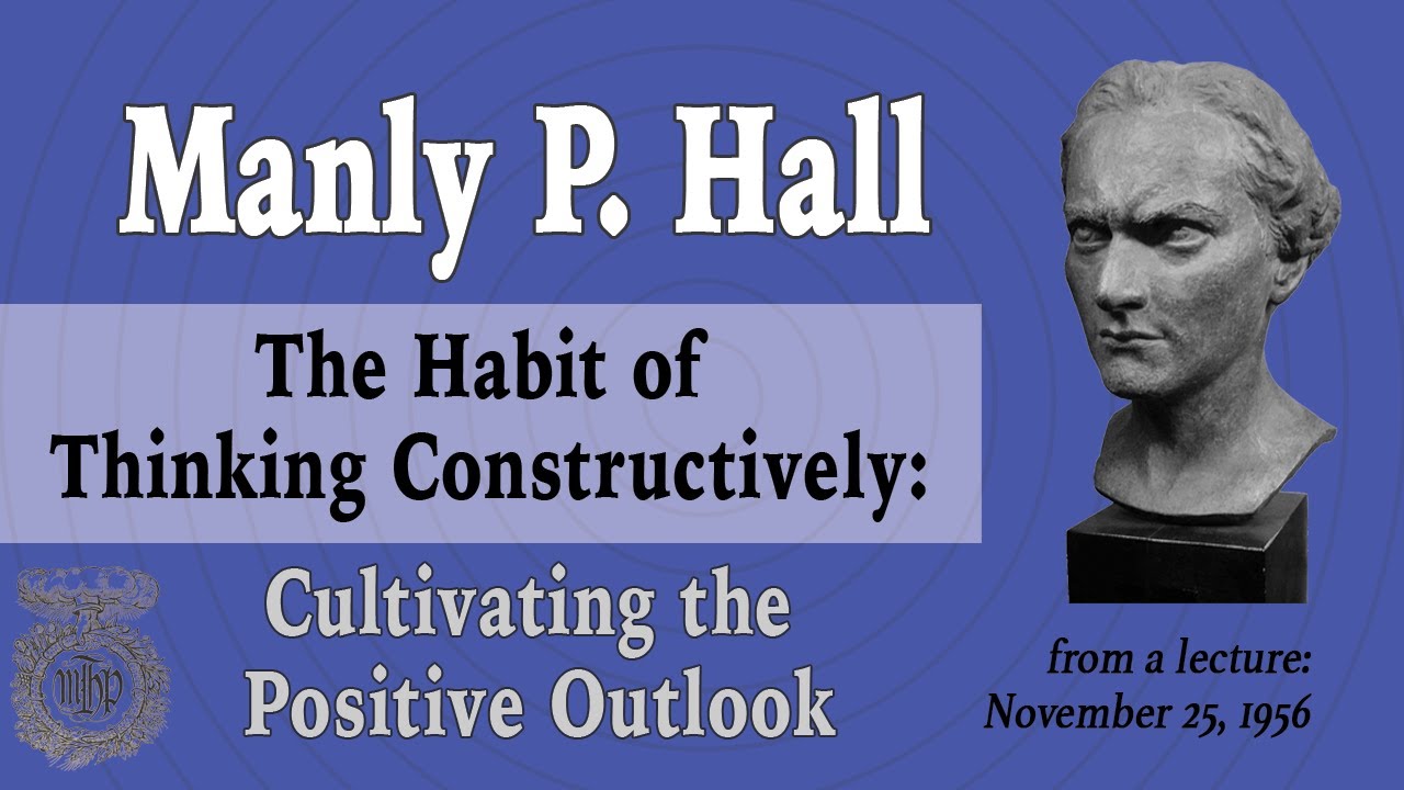 Manly P. Hall: Positive Thinking - YouTube
