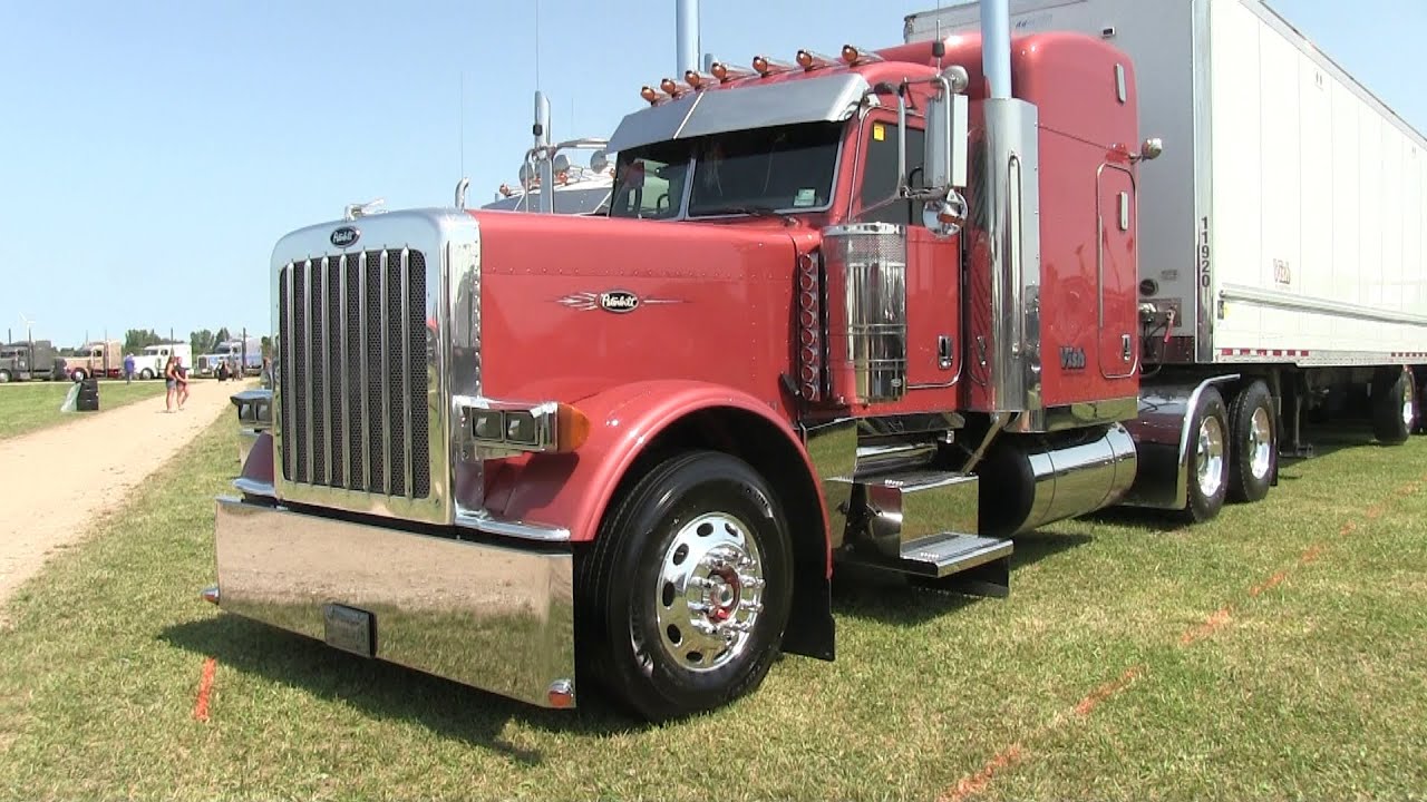 Brown Peterbilt At The GCTS Great Canadian Truck Show 2024 - YouTube