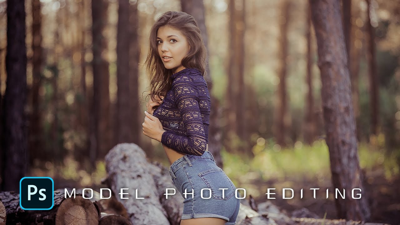 Model Photo Editing In Photoshop | Photoshop camera raw Editing Tutorial - YouTube