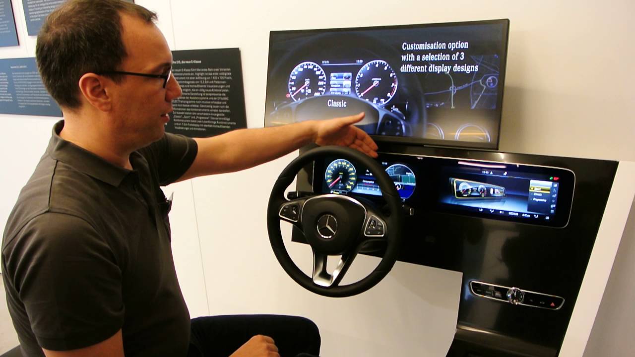 Mercedes-Benz explains E-Class' steering wheel with Touch Control ...