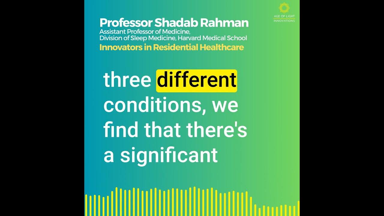 Professor Shadab Rahman Audiogram 3 - YouTube