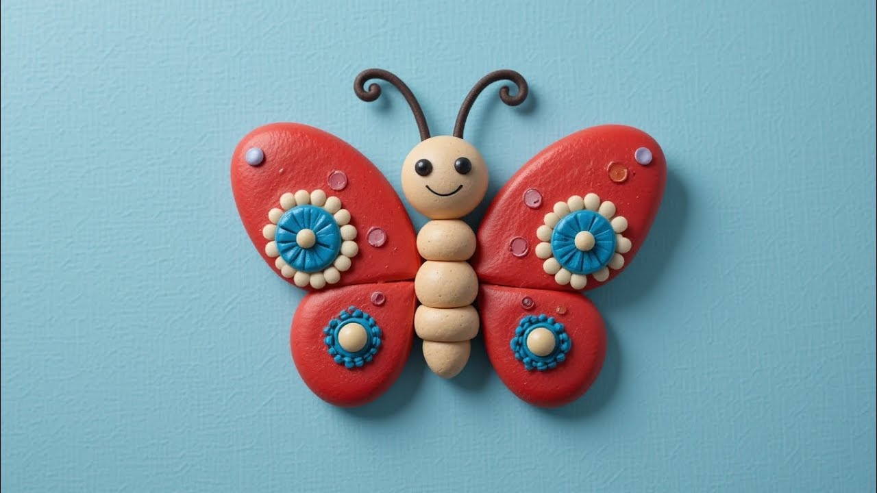 Step-by-Step Clay Butterfly Tutorial: DIY Beautiful Polymer Clay Art ...