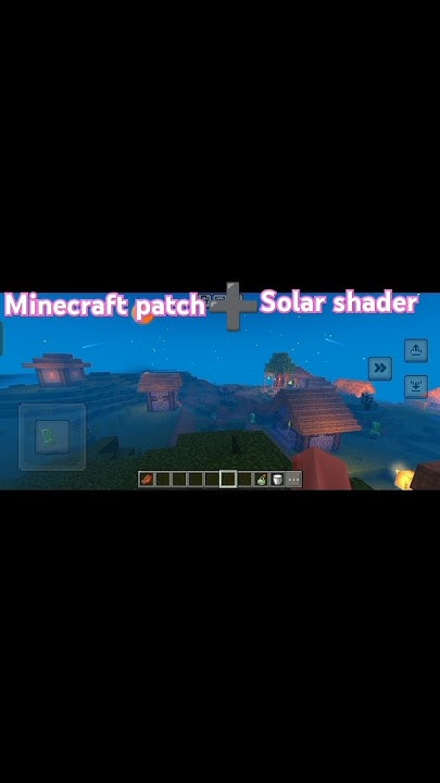 Minecraft patch solar shader - YouTube