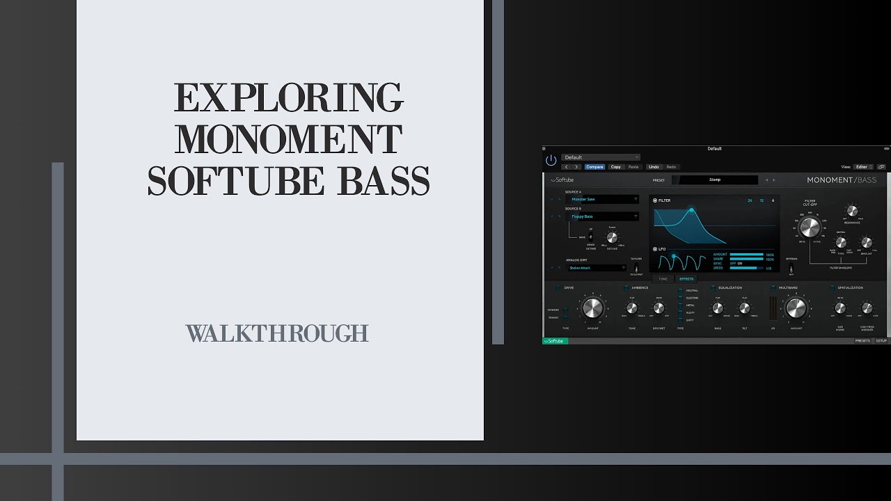 Softube Monoment Bass - Walkthrough (2020) - Music Production Hacks ...
