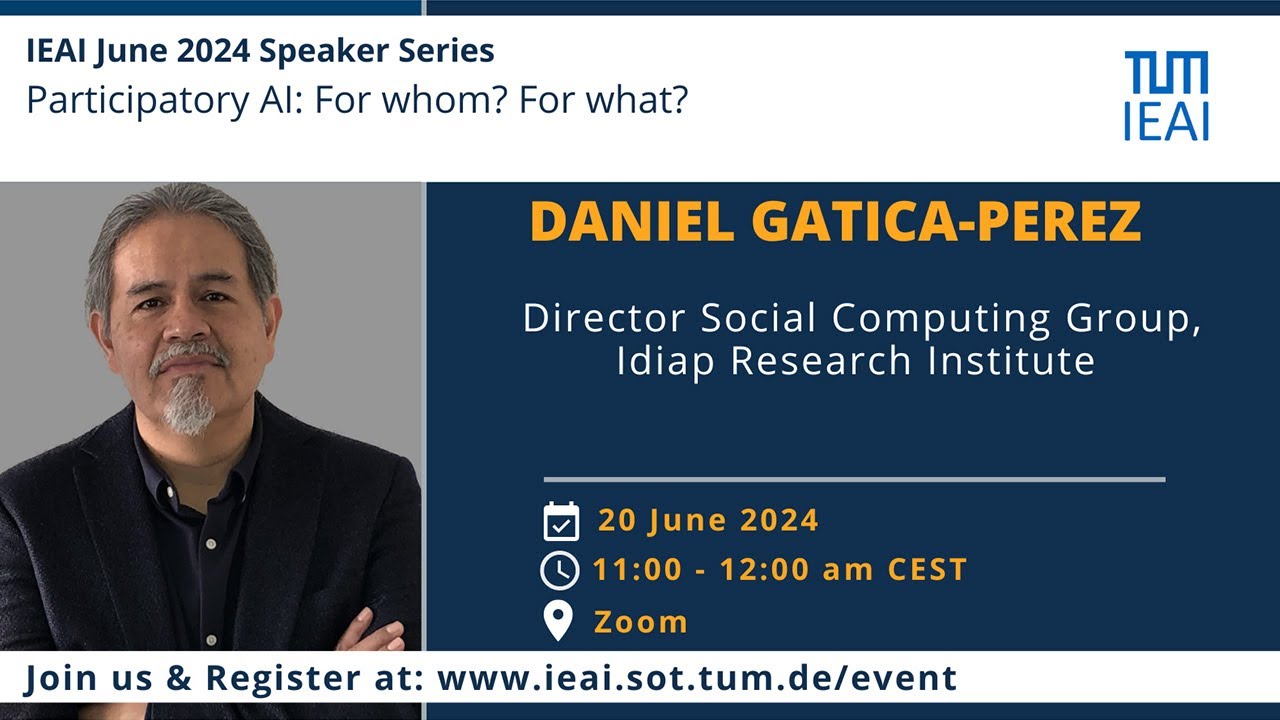 Speaker Series Daniel Gatica-Perez - YouTube