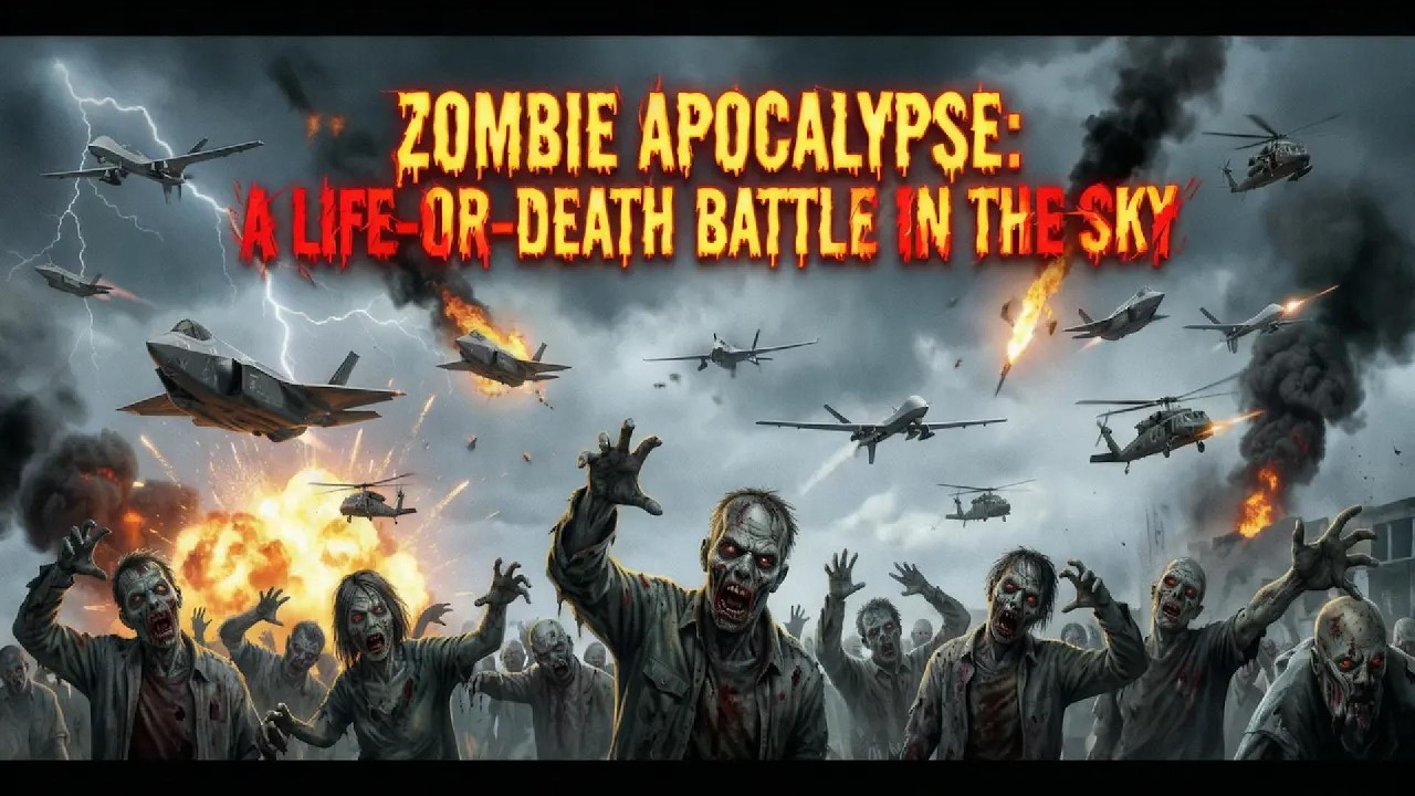 ZOMBIE APOCALYPSE: A LIFE-OR-DEATH BATTLE IN THE SKY#movie#war #film# ...