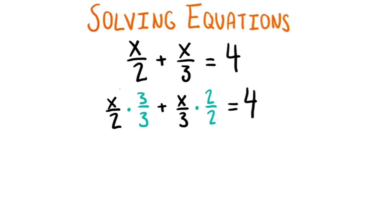 Fractional Equation - College Algebra - YouTube