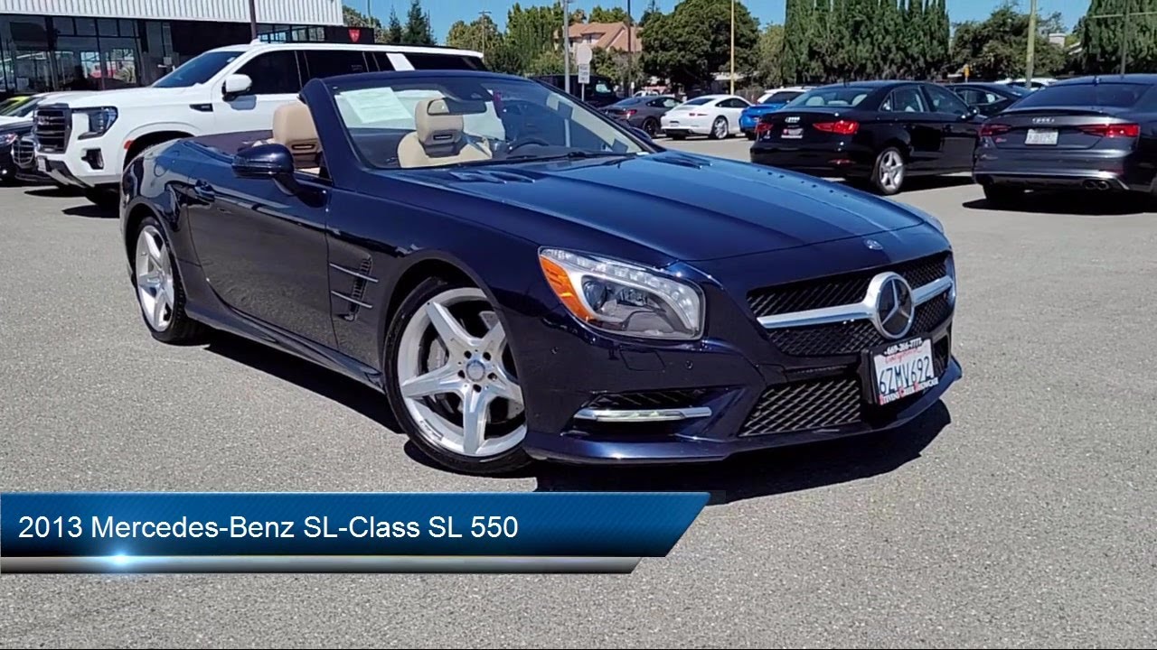 2013 Mercedes-Benz SL-Class SL 550 Convertible San Jose Santa Clara ...