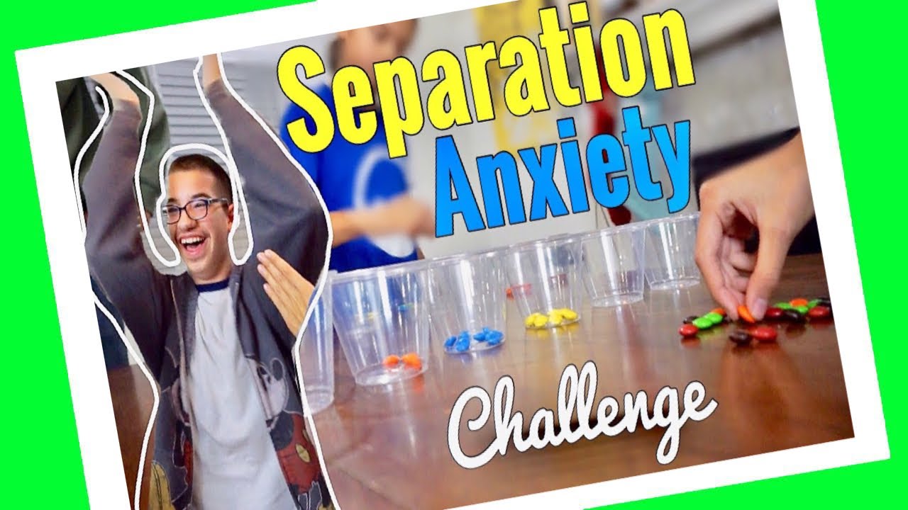 Minute to Win it Games (Separation Anxiety Challenge) - YouTube