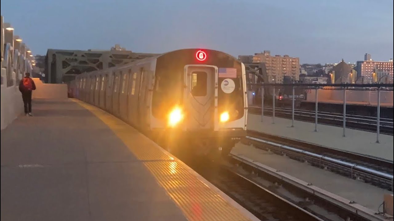R160 F and G train action at Smith 9th Street - YouTube
