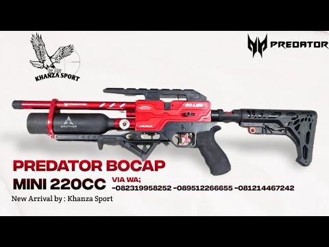 pcp predator bocap 220cc mini CNC - YouTube