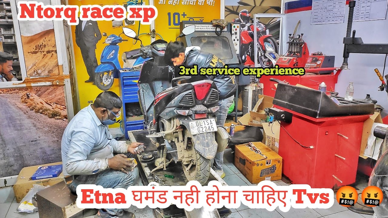 Ntorq race xp 3rd service experience 🤬🤬 | Ntorq race xp - YouTube
