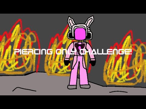 Piercing only challenge in ttd - YouTube
