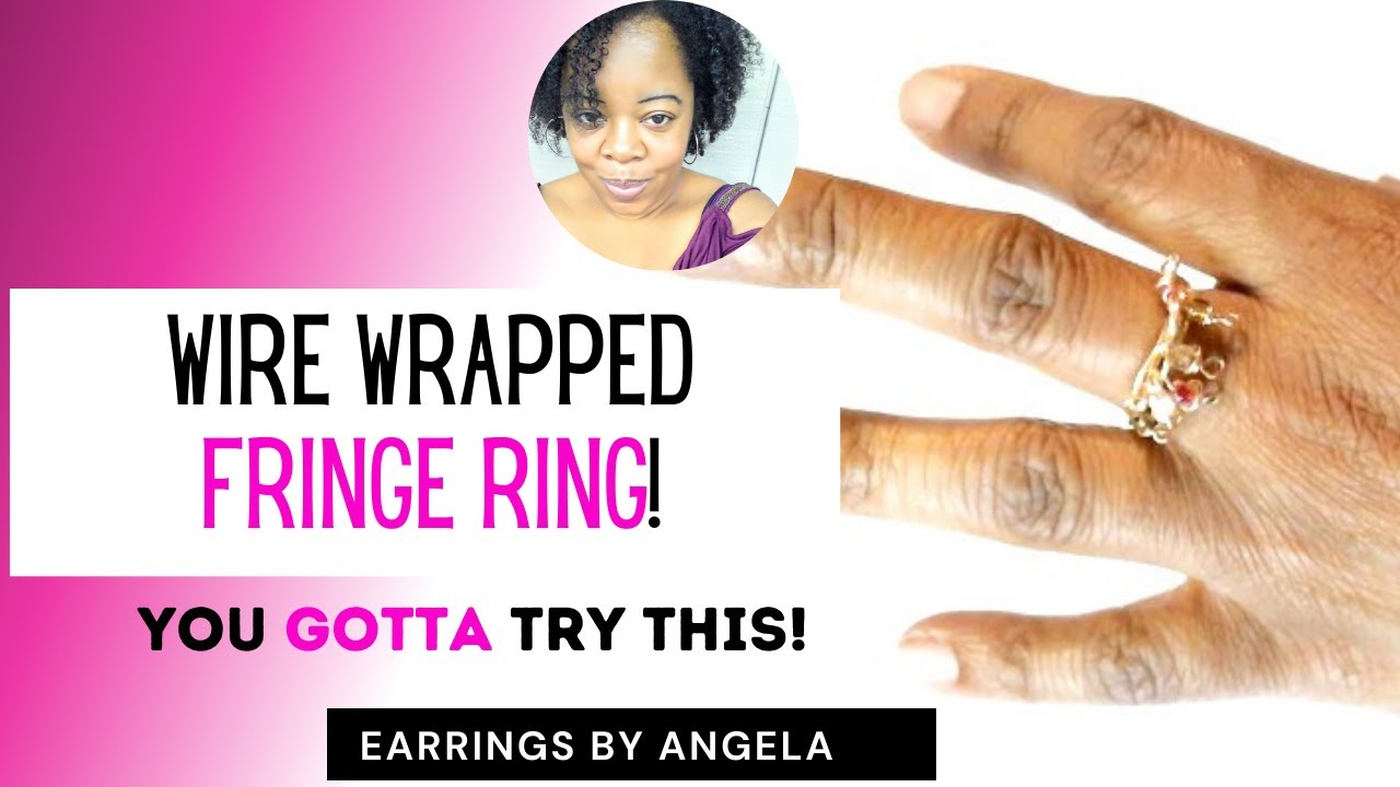 Wire Wrapped Fringe Ring| Easy Jewelry Designs for Beginners - YouTube