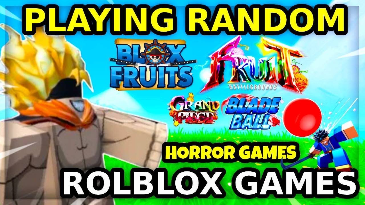 Playing Random Games on Roblox - YouTube