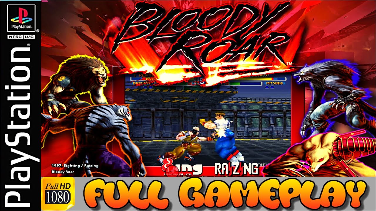 Bloody Roar (PS1) Full Gameplay in 1080p / 60fps - YouTube