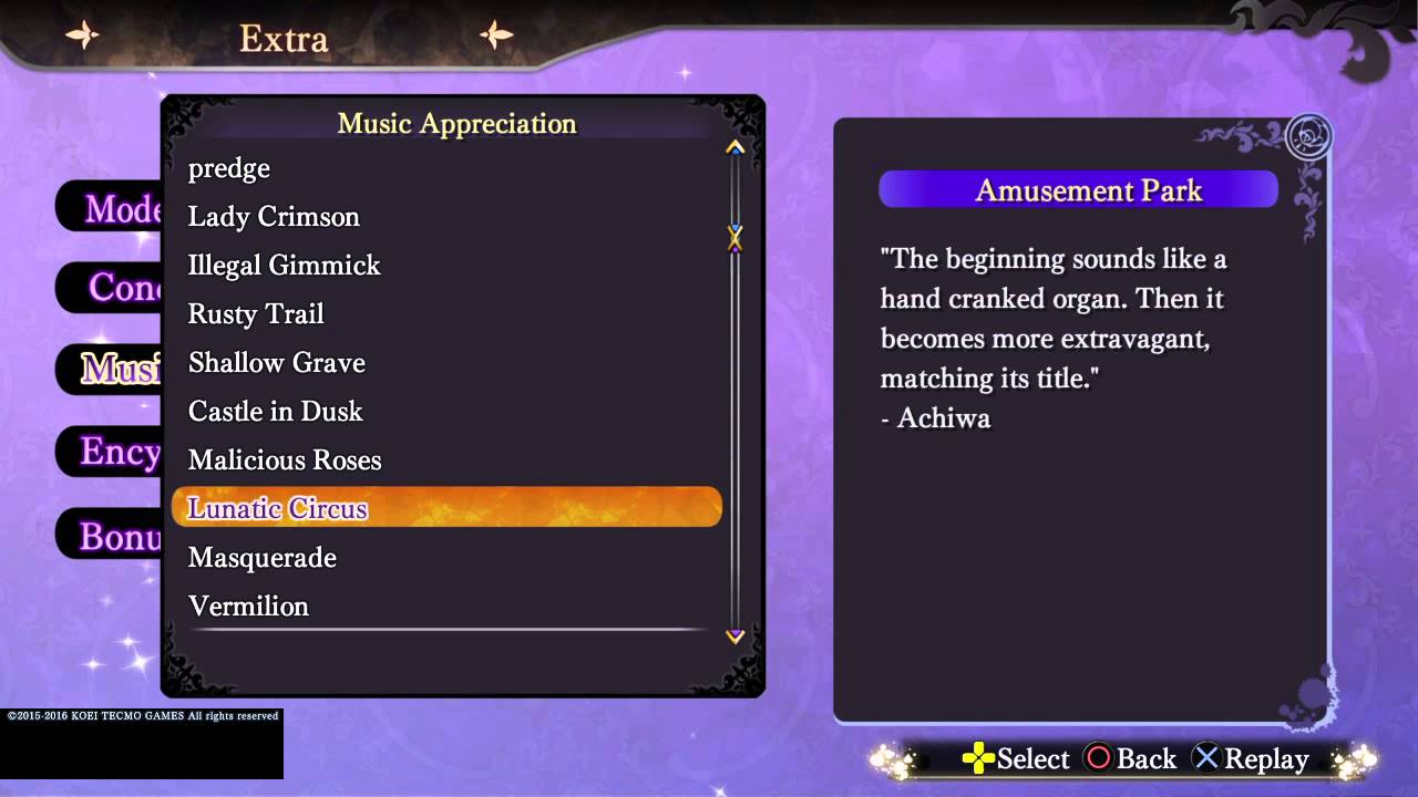 Nights of Azure ost - Lunatic Circus (Amusement Park) - YouTube