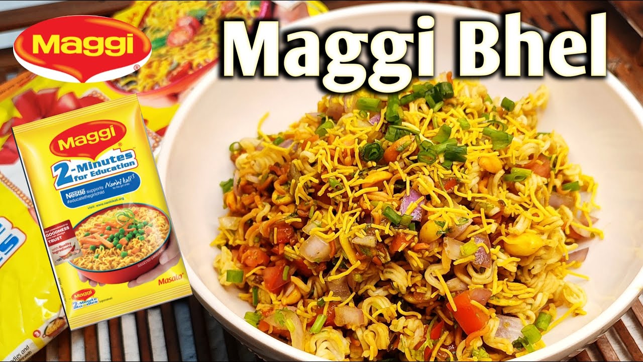 Crunchy Maggi Bhel | Easy Party snacks with Maggi in 10 minutes! ಮ್ಯಾಗಿ ...