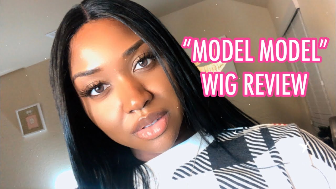 “MODEL MODEL” HAIR LACE WIG REVIEW - YouTube