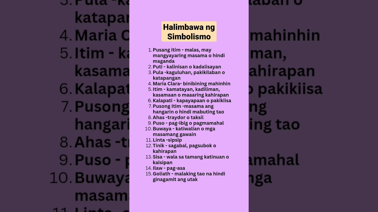 Mga Simbolismo Sa Noli Me Tangere PDF, 58% OFF