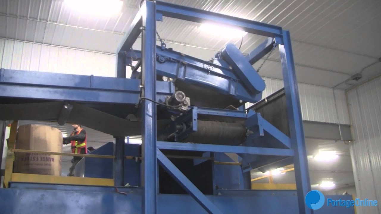 Portage and District Recycling Centre Tour. November 7th, 2012 - YouTube