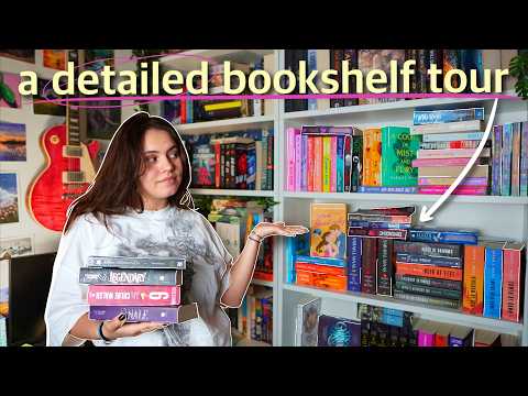 BOOKSHELF TOUR 📚✨ | going through every single book I own