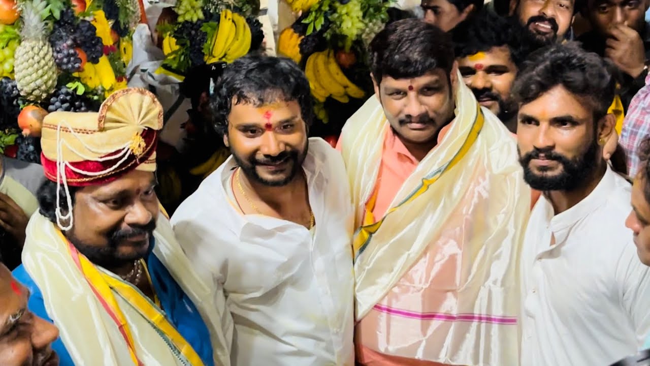 Talasani Skylab Yadav & Amberpet Shankar At Potharaju Mahesh Palaram ...