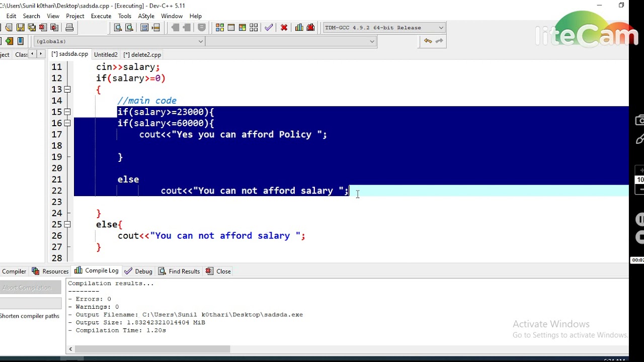 Lecture 3 2 If else statement - YouTube