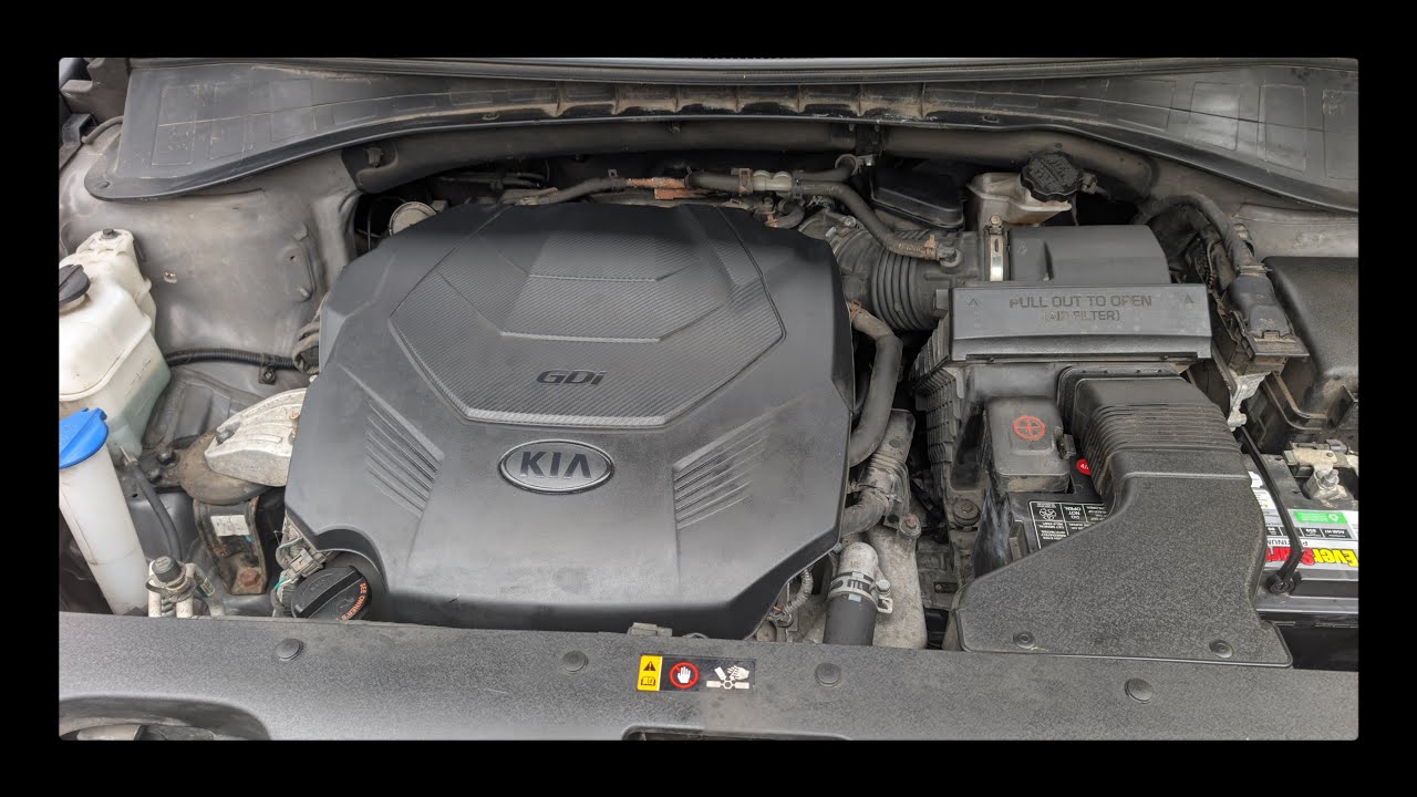PCV Valve Replacement 2019 KIA Sorento 3.3 liter V6 - YouTube